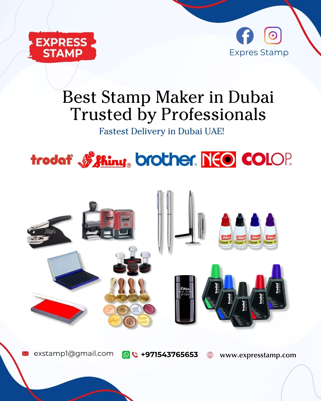 Custom Stamps Dubai – Fast & Reliable Stamp Maker UAE